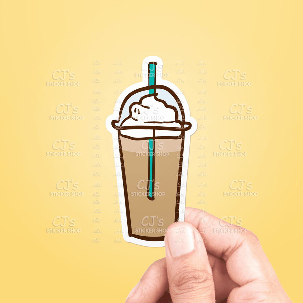 Coffee Frappe Sticker Vinyl Decal – Veranda Cafe & Mercantile